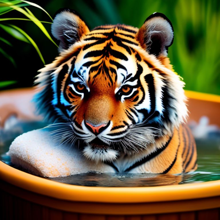 Cute Tiger Pictures In Water