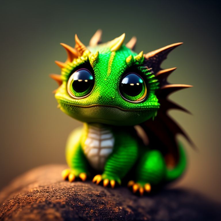 Cute Green Dragons