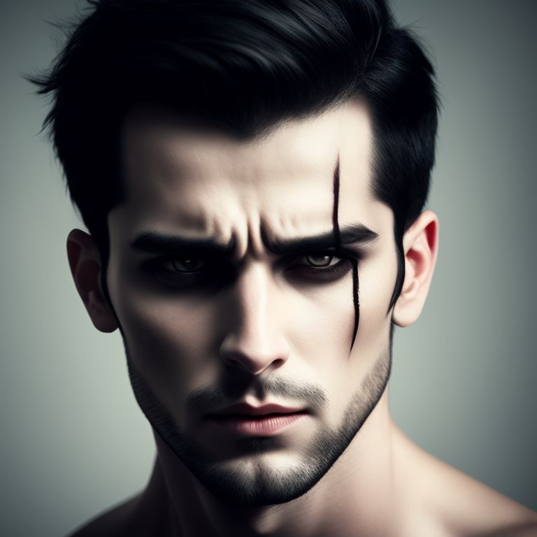 Male Devil Makeup