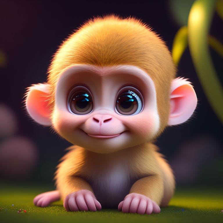 Cute Smiling Monkey