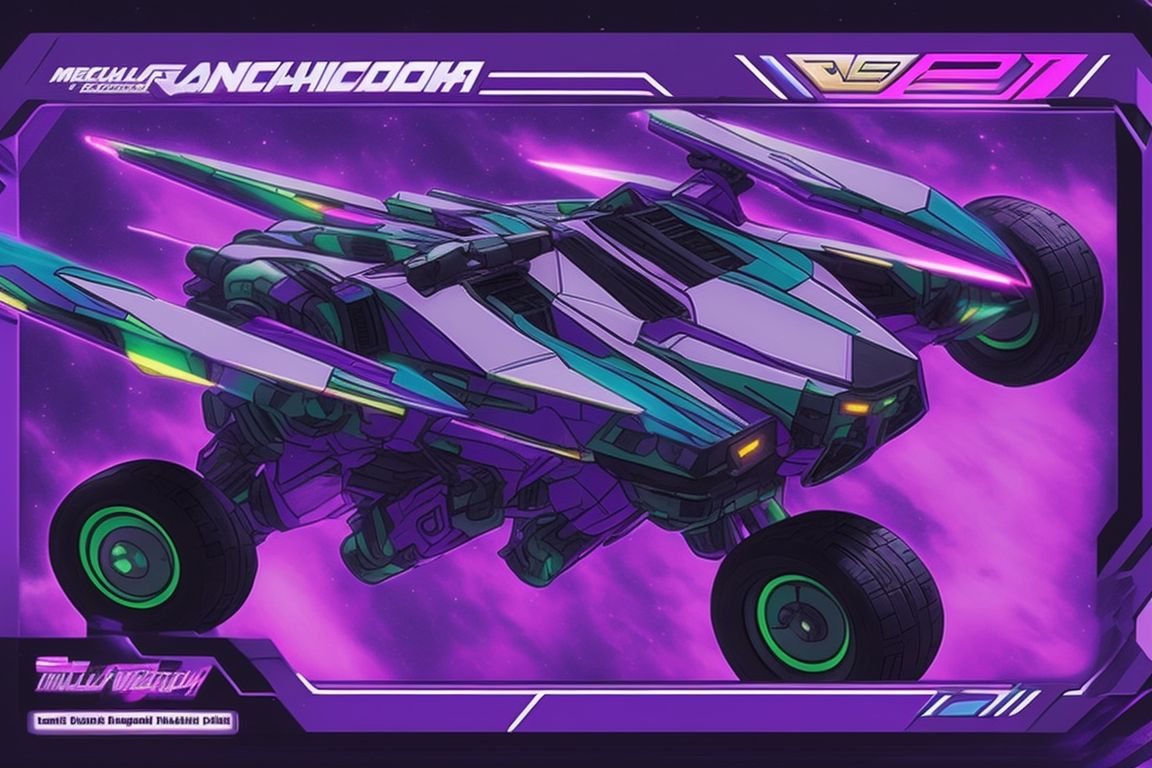 b0untyf3tt: nft trading card with graphics of mecha voltron with giant ...