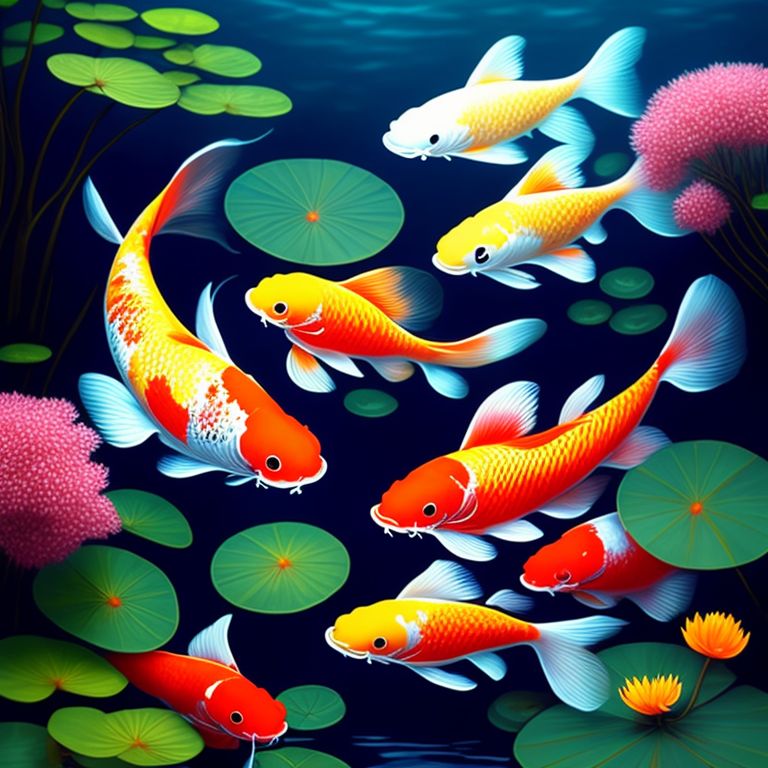 mamacess: A seven koi fish