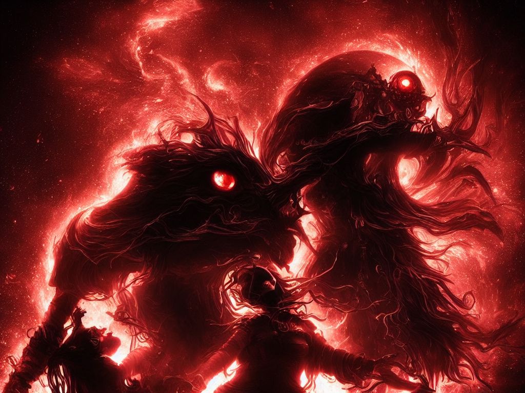 Shadow Demon Red Eyes