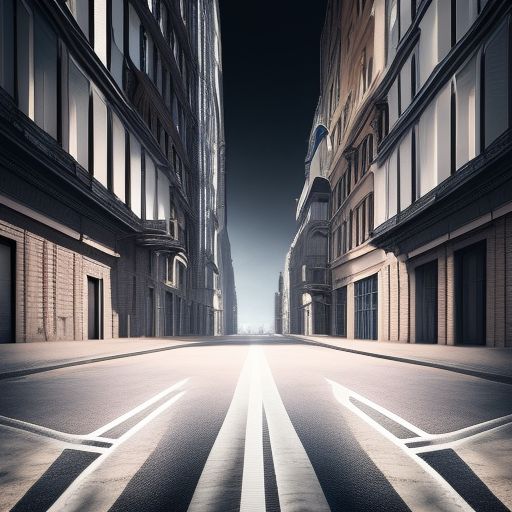 Linear Perspective Photography City