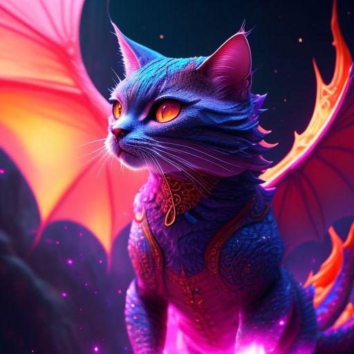 Fire Breathing Cat