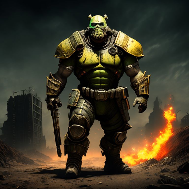 jittery-worm824: fallout universe super mutant