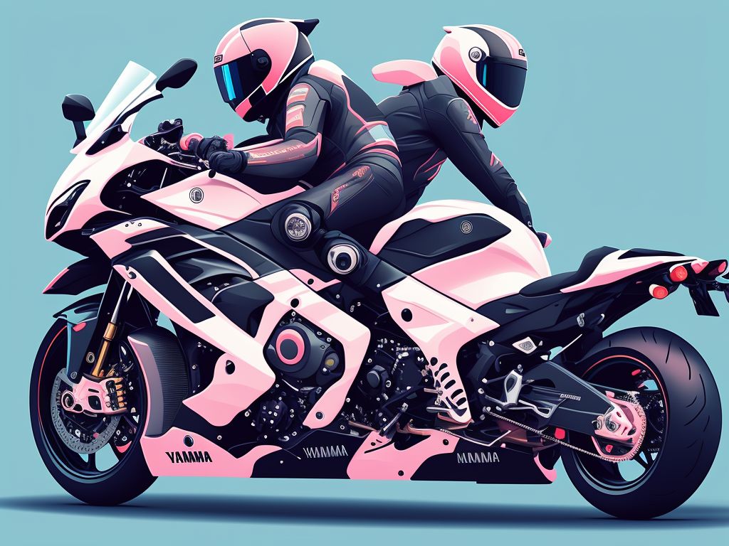 Yamaha R1 Pink