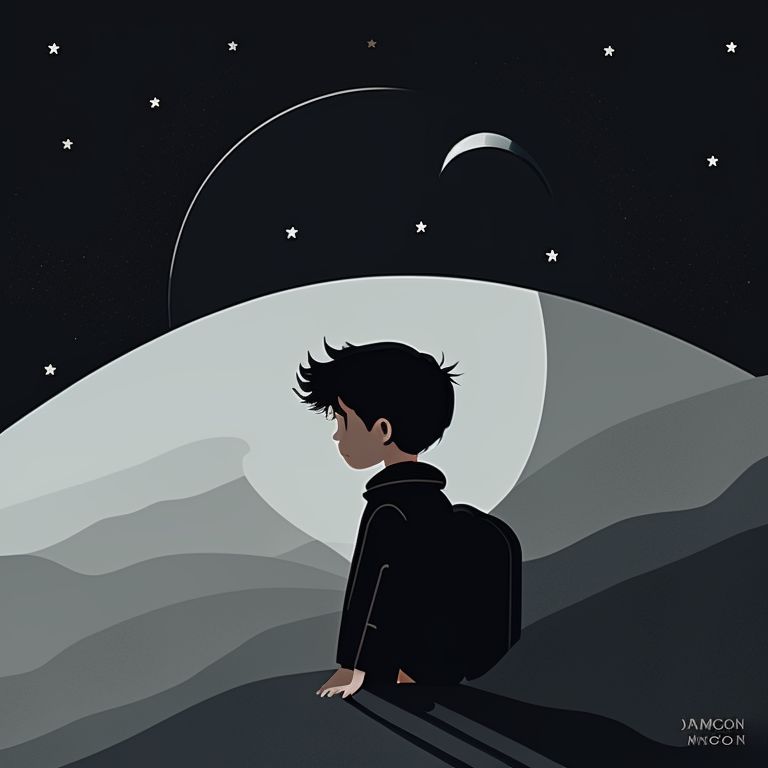 Lonely Kid Cartoon