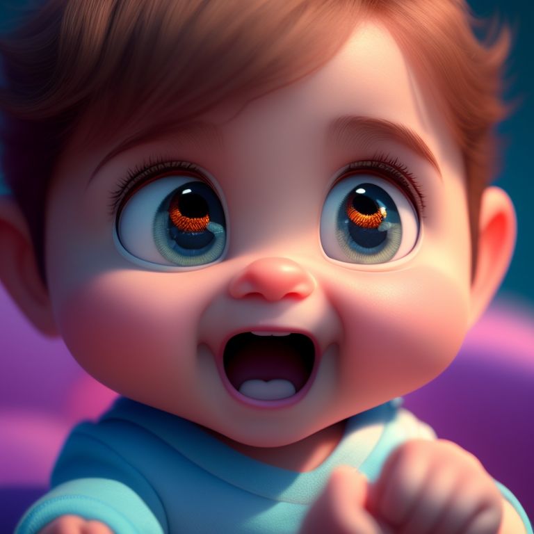 Angry Baby Middle Finger