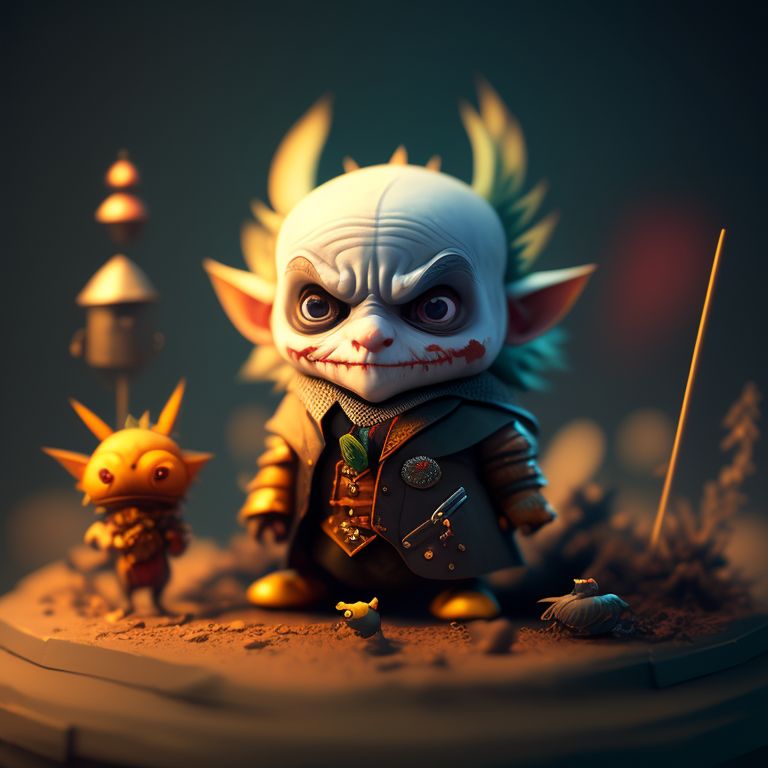 Cute Cartoon Baby Joker