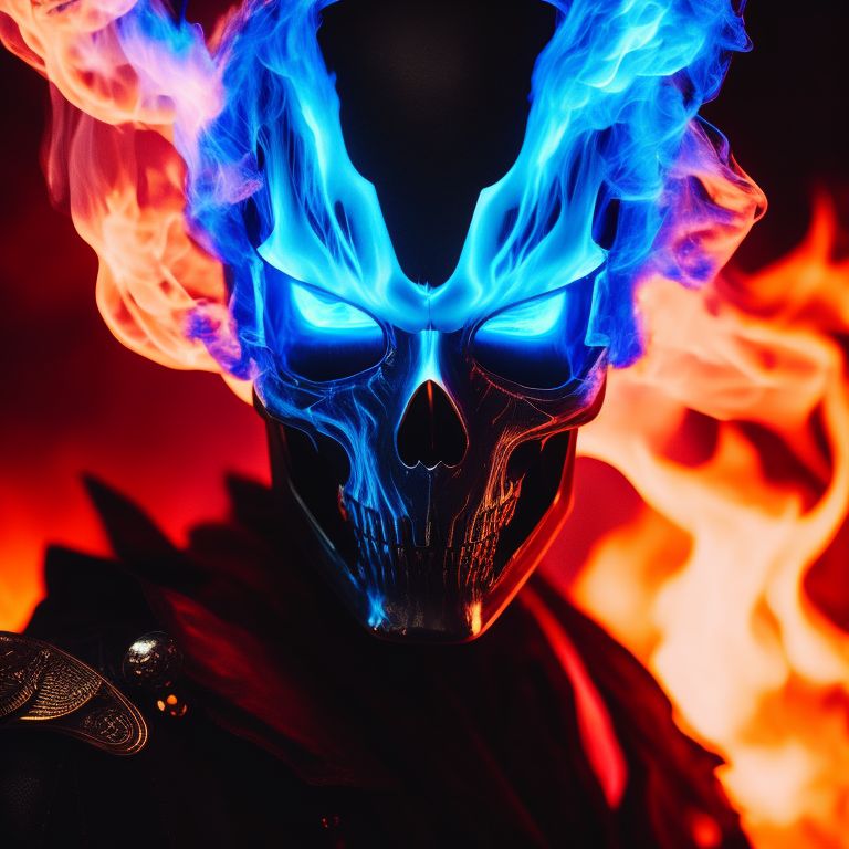 Ghost Rider Blue Flame