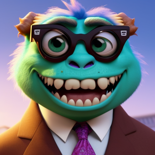 Monsters University Baby Mike Smile
