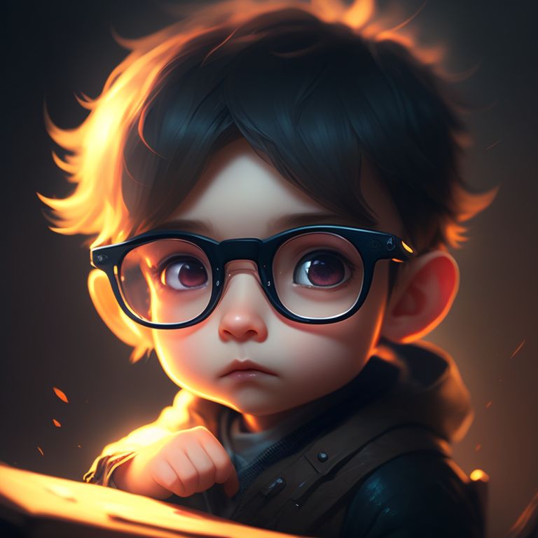 Chibi Glasses Boy