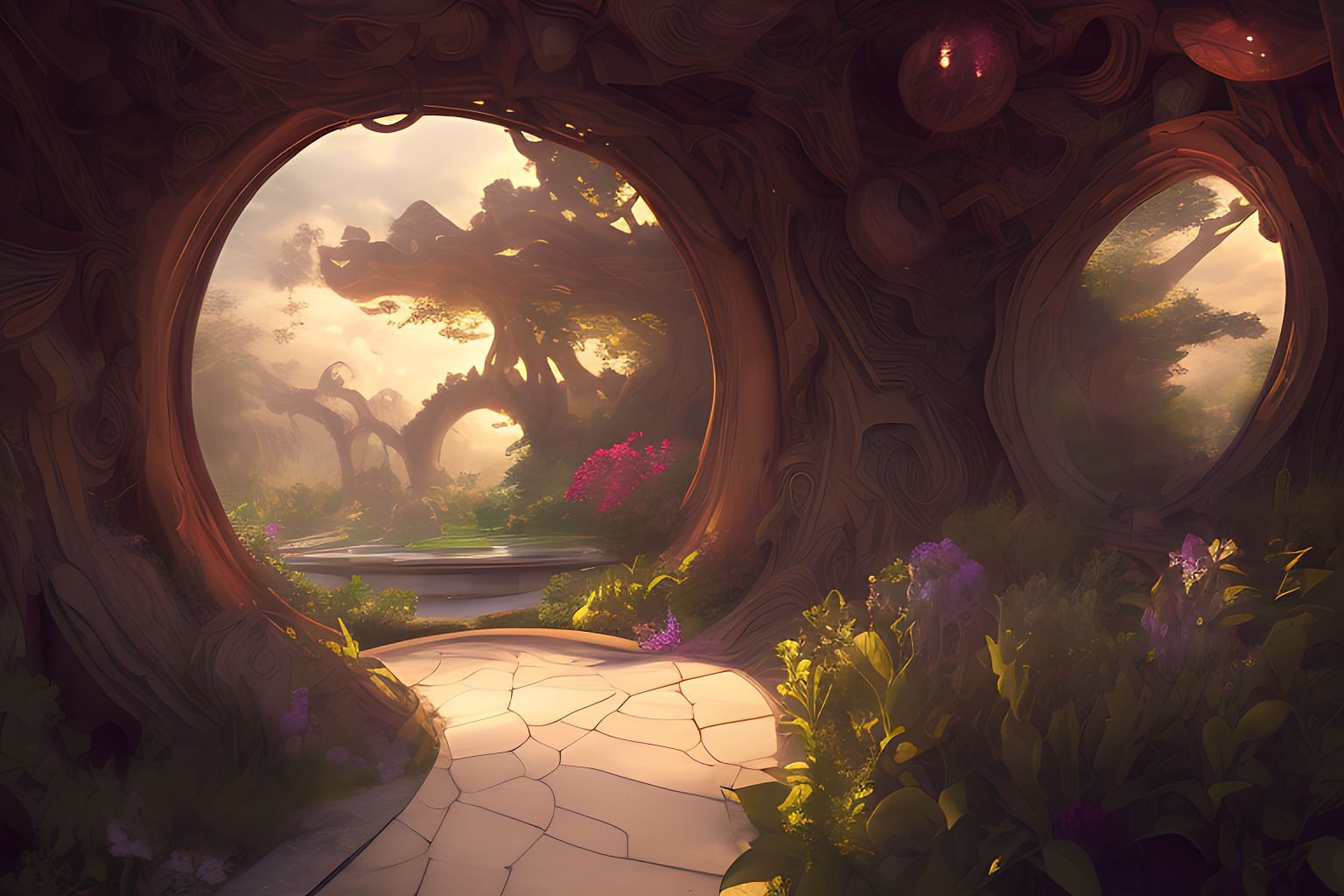 heathercooper: Entrance to a rabbit hole inside of a massive outdoor ...