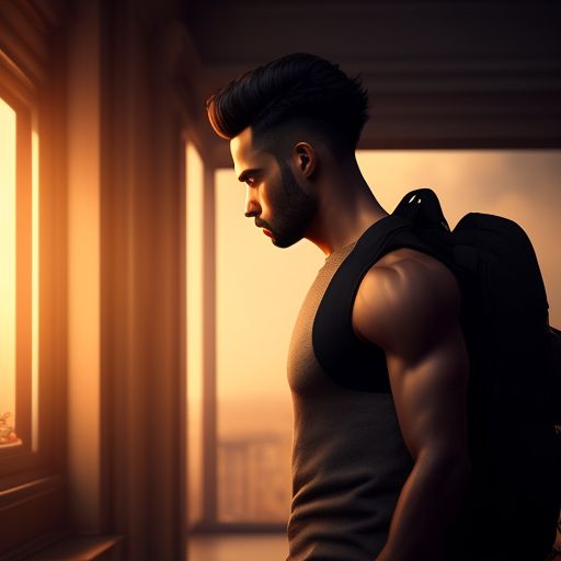 Man Back Pose