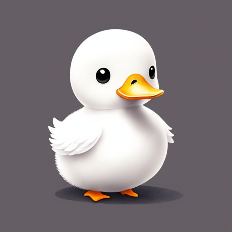 tired-jay241: A white duck that can be hugged in full view