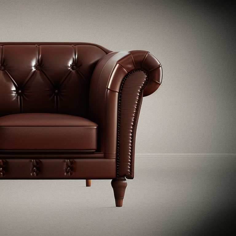open-tiger73: Luxurious leather sofa with intricate stitching and ...