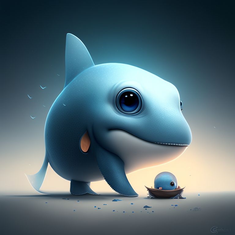 Cute Baby Blue Whales