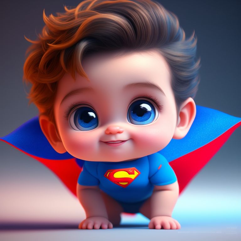 Baby Superman Drawing