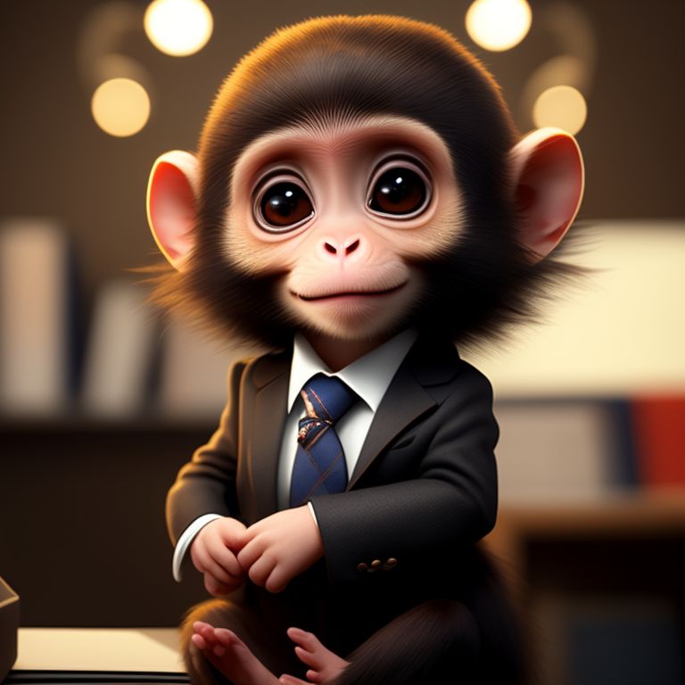 Cute Smiling Monkeys