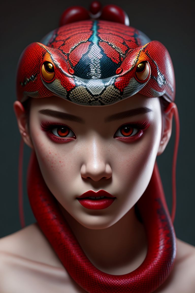 vast-raven636: snake with red skin