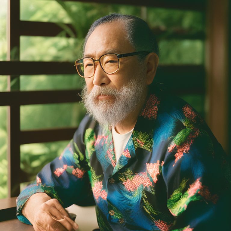Old Japanese Facial Hair