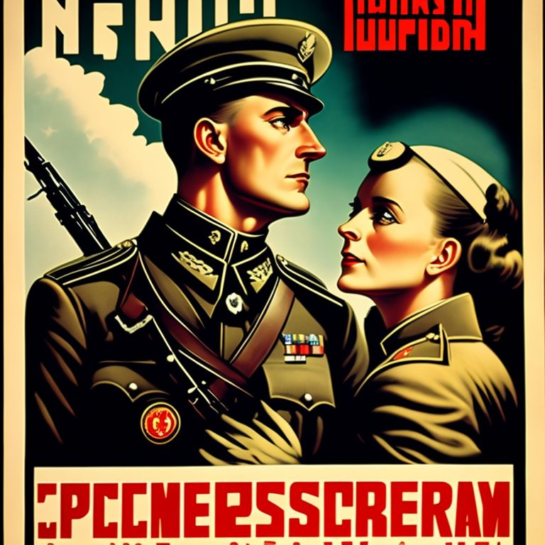jittery-worm824: german SS propaganda poster
