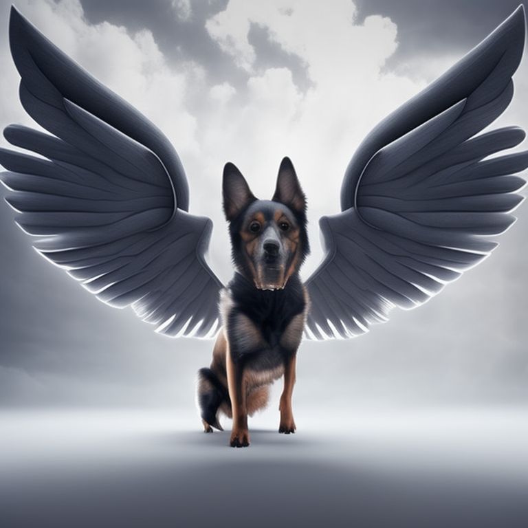 Flying Dogs With Wings