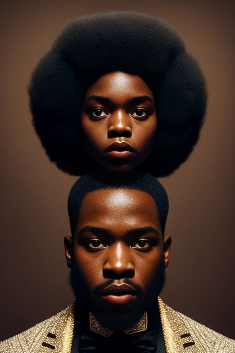 wry-wolverine93: black man with an afro