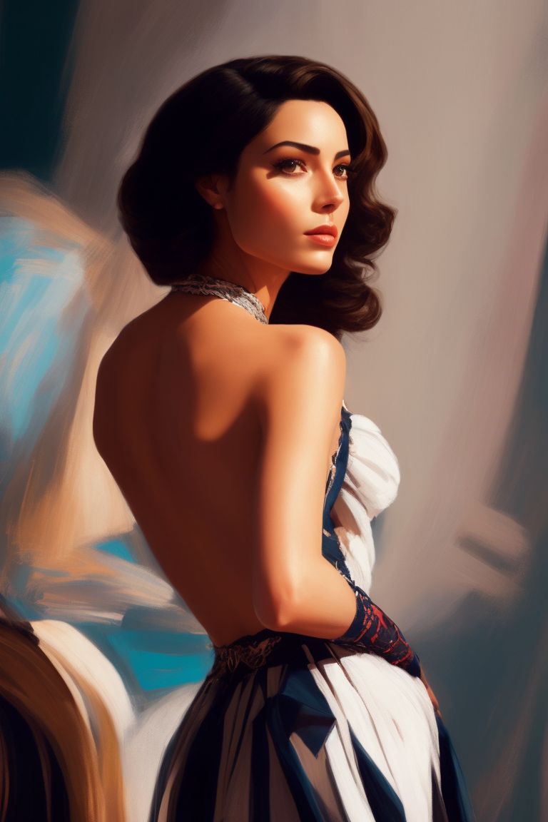 Looking Over The Shoulder Pose