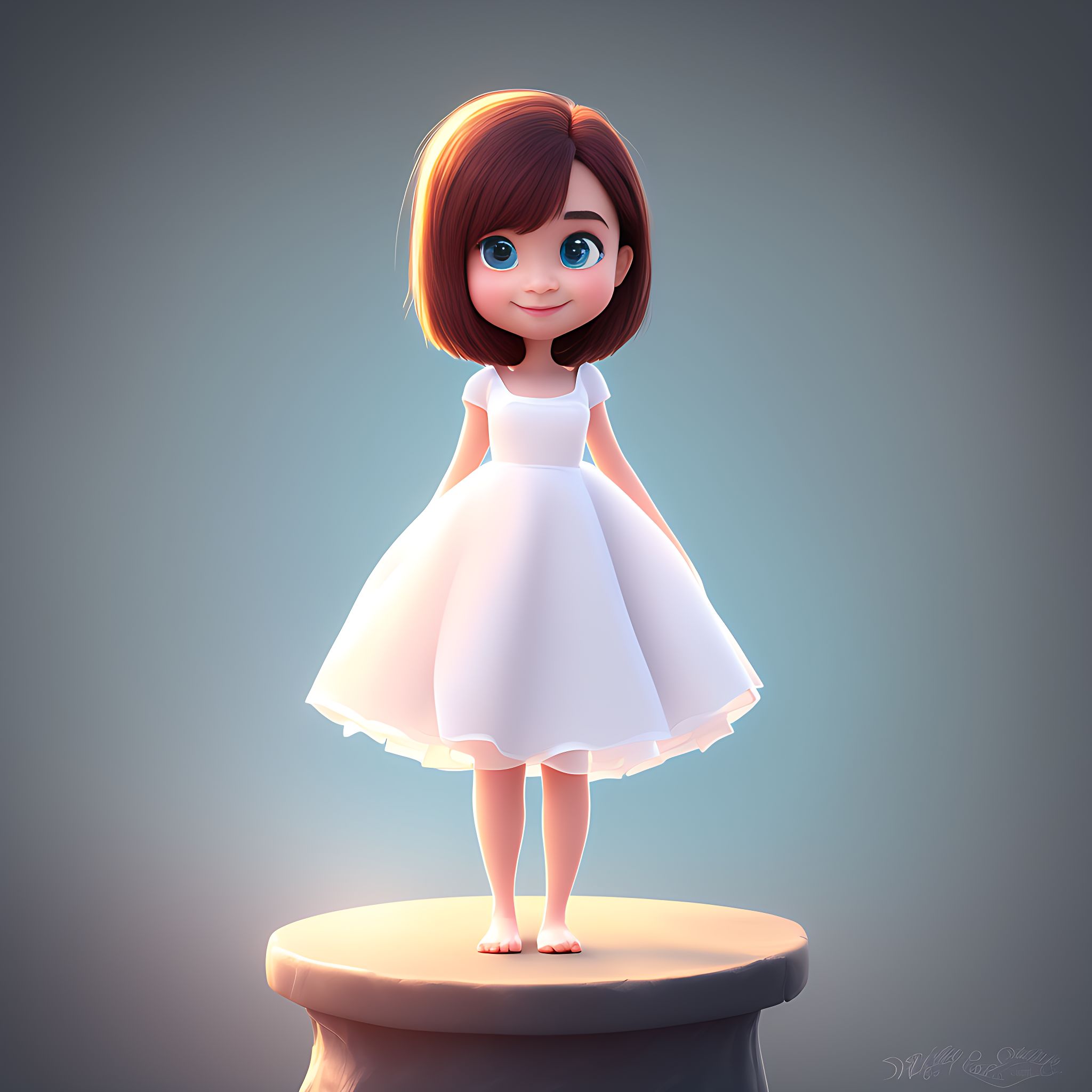 Cute Short Straight Hair Girls