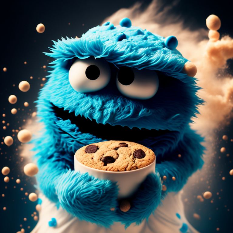 Cookie Monster Art
