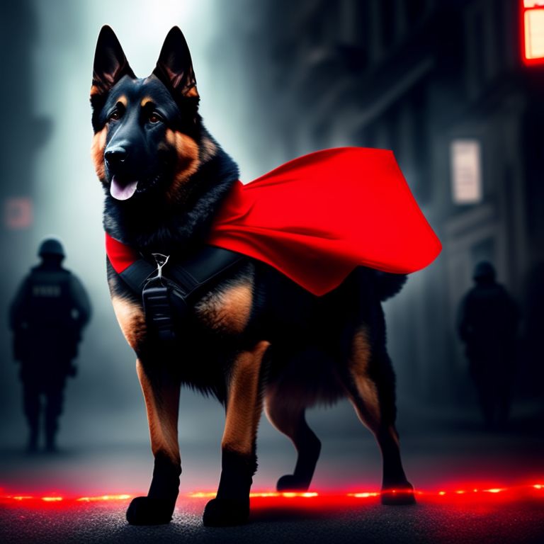 Batman Dog Shadow