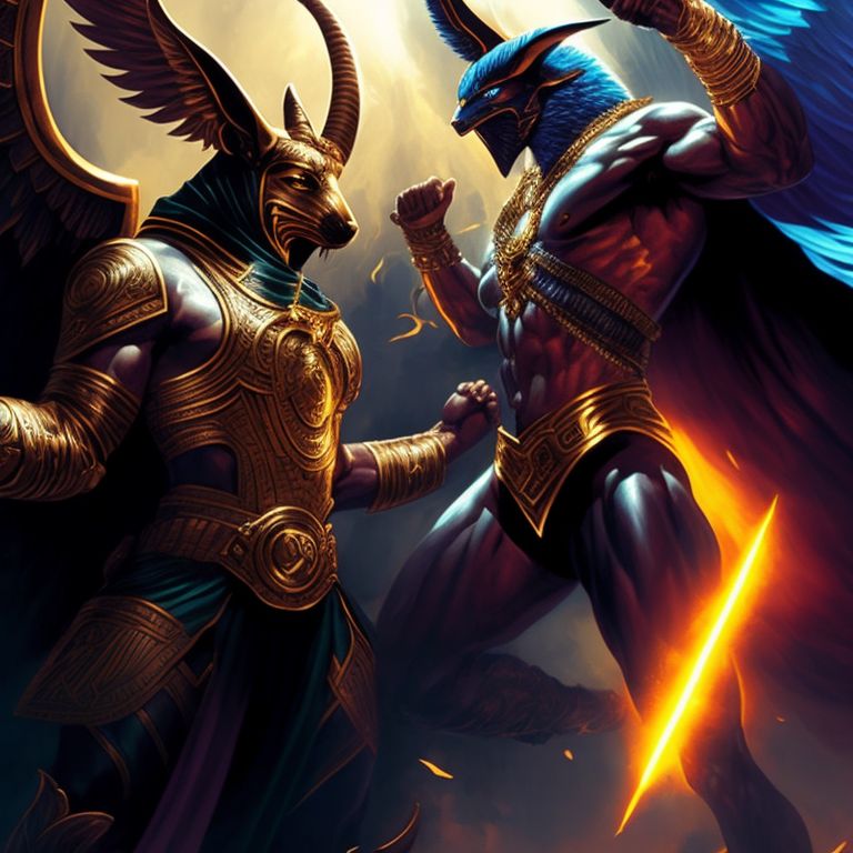 Anubis Vs Horus