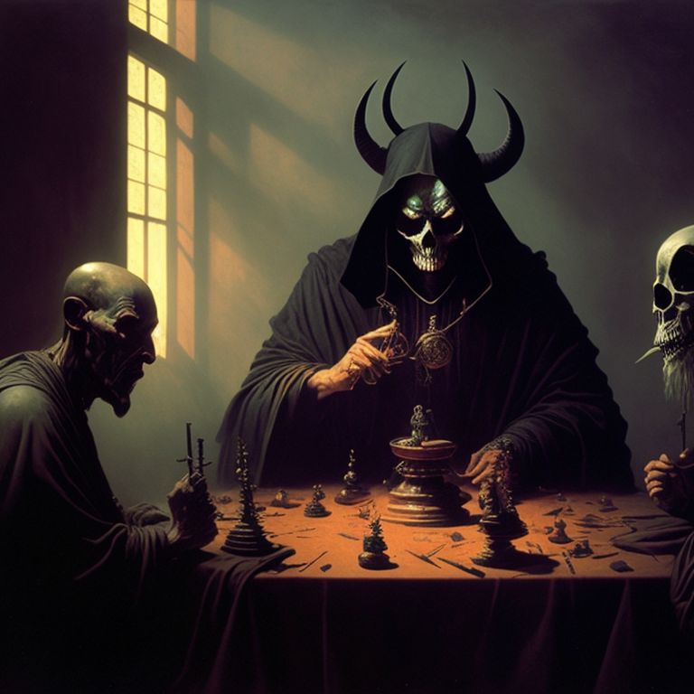 Grim Reaper Playing Cards