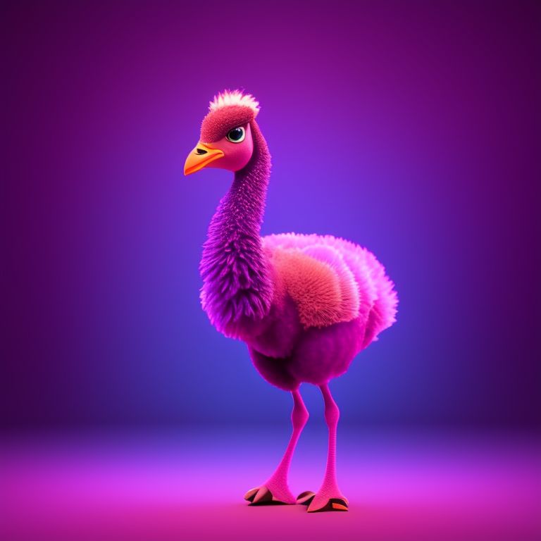 writhing-bat309: Purple Ostrich