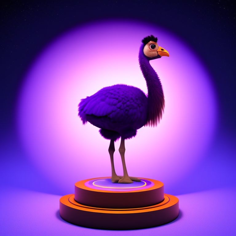 writhing-bat309: Purple Ostrich