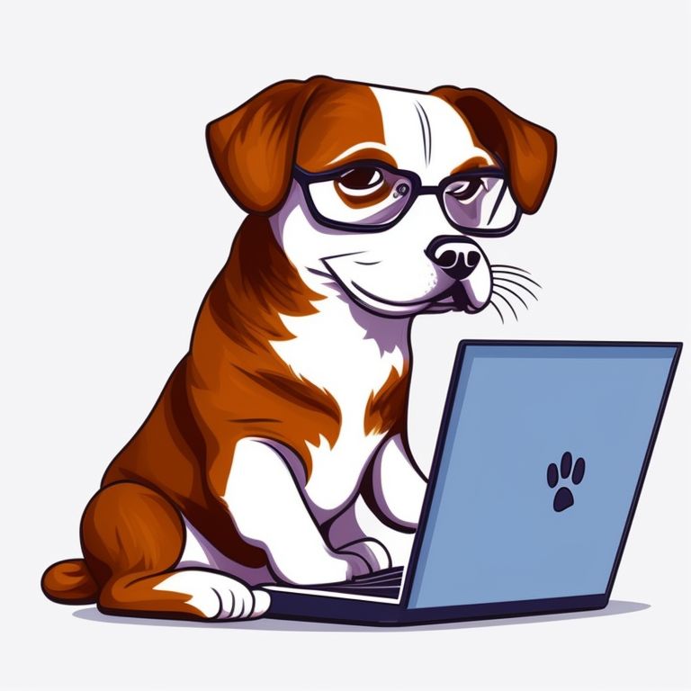 Dogs Playing Computer Cartoons