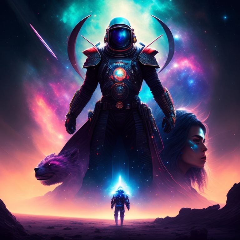 Sci Fi Galactic Warrior