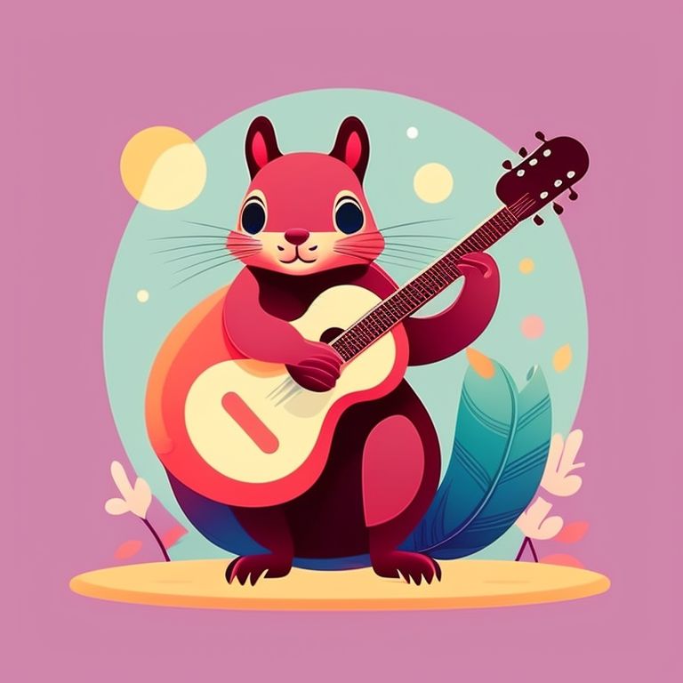 lame-rabbit515: squirrel with guitar
