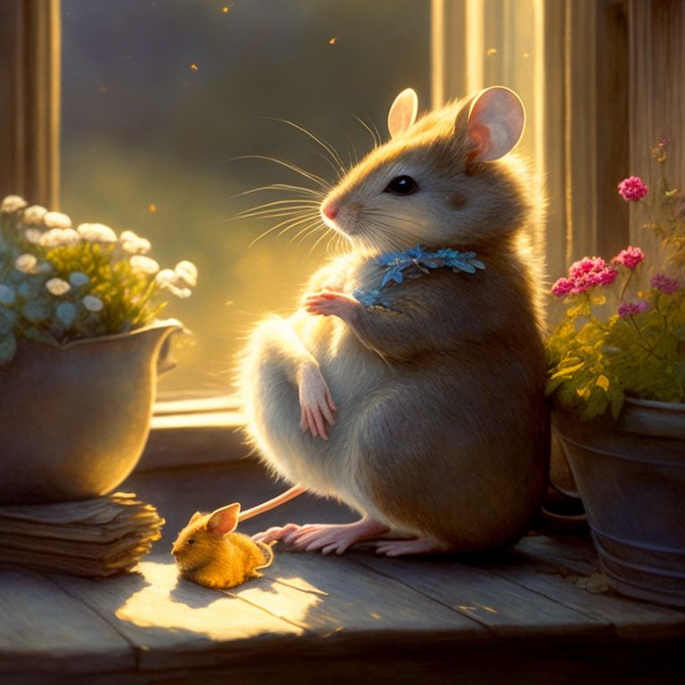 Mouse Whimsical Paintings