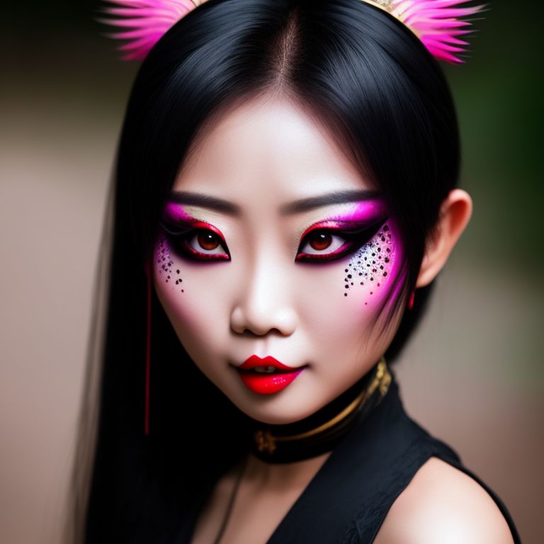 Gothic Asian Makeup | Saubhaya Makeup