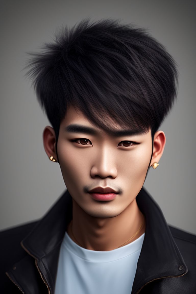 Korean Hairstyle For Men With Color
