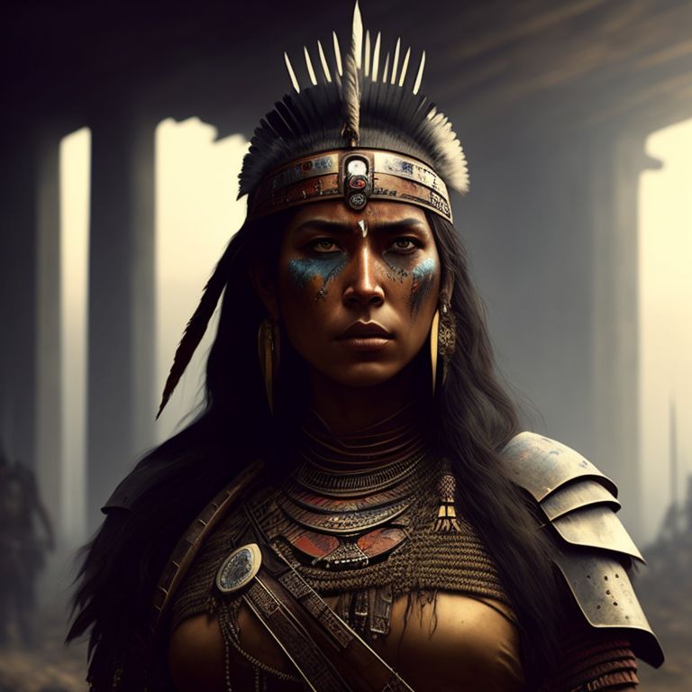 Native American Female War Paint