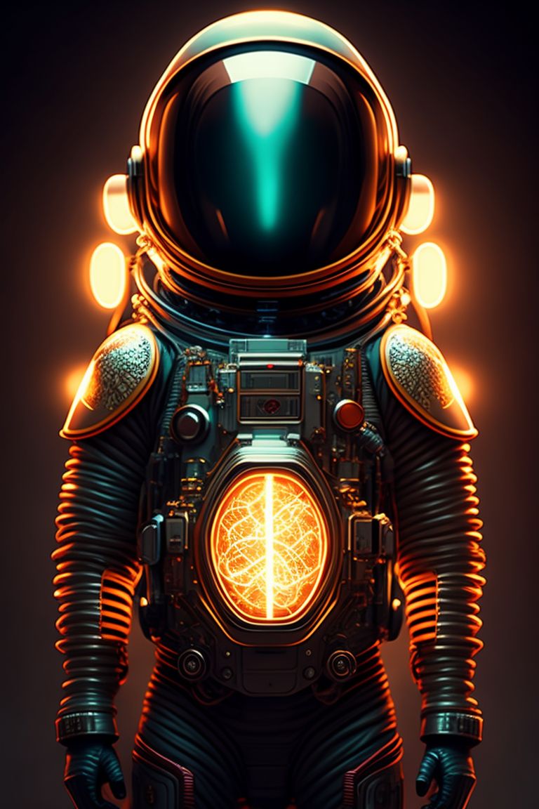 old-termite984: Turtle on astronaut suit with lightning speed on space