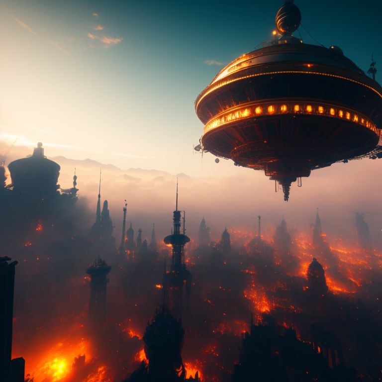 old-rook128: /imagine Prompt: a steam punk city in a flying island on ...