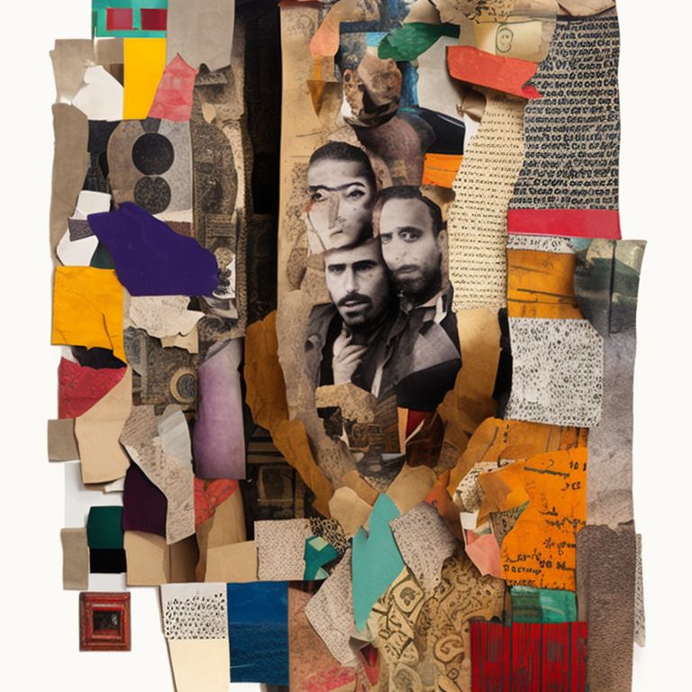 People Collage Art