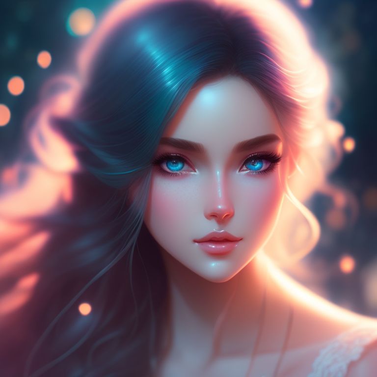 Dreamy Girl Photo Effect