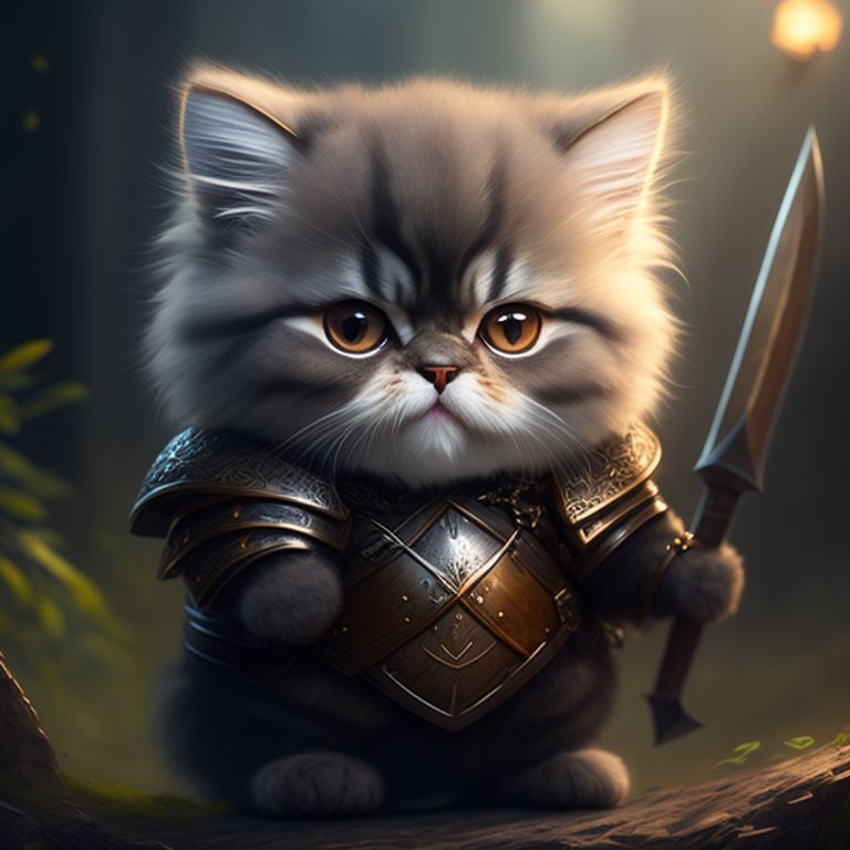 Dwarf Persian Cat