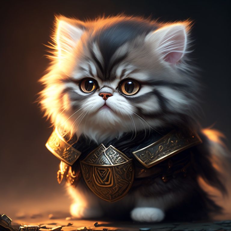 Dwarf Persian Cat
